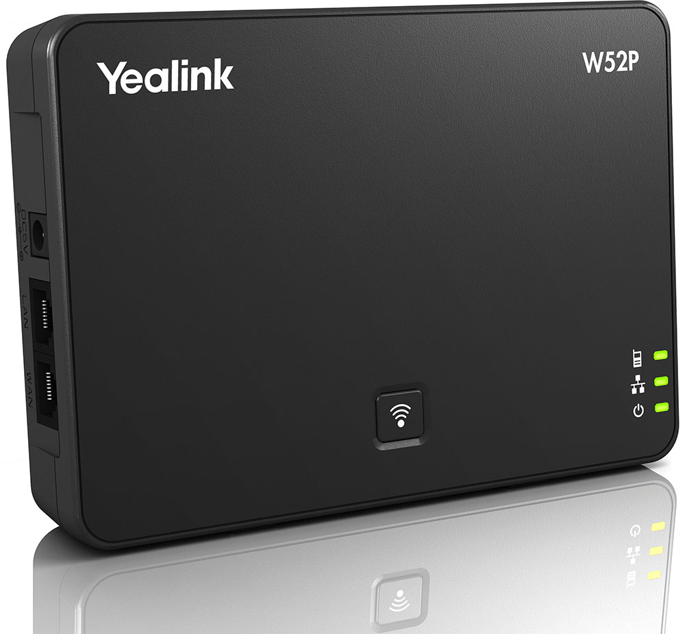 Wireless DECT VoIP Base Yealink W52B | IP TELEFONAI